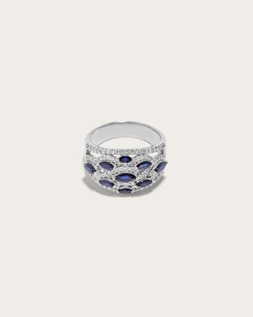 Eternity's Sapphire Glow Ring – Dubai Jewellery And Watches