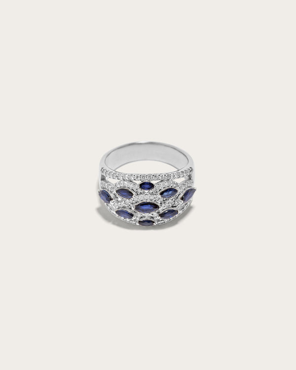 Eternity's Sapphire Glow Ring – Dubai Jewellery And Watches